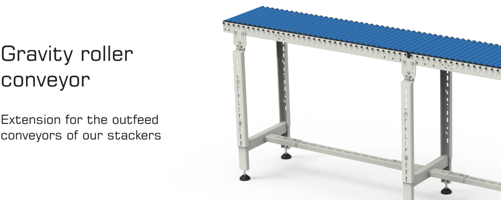 Gravity roller conveyor - United Bindery